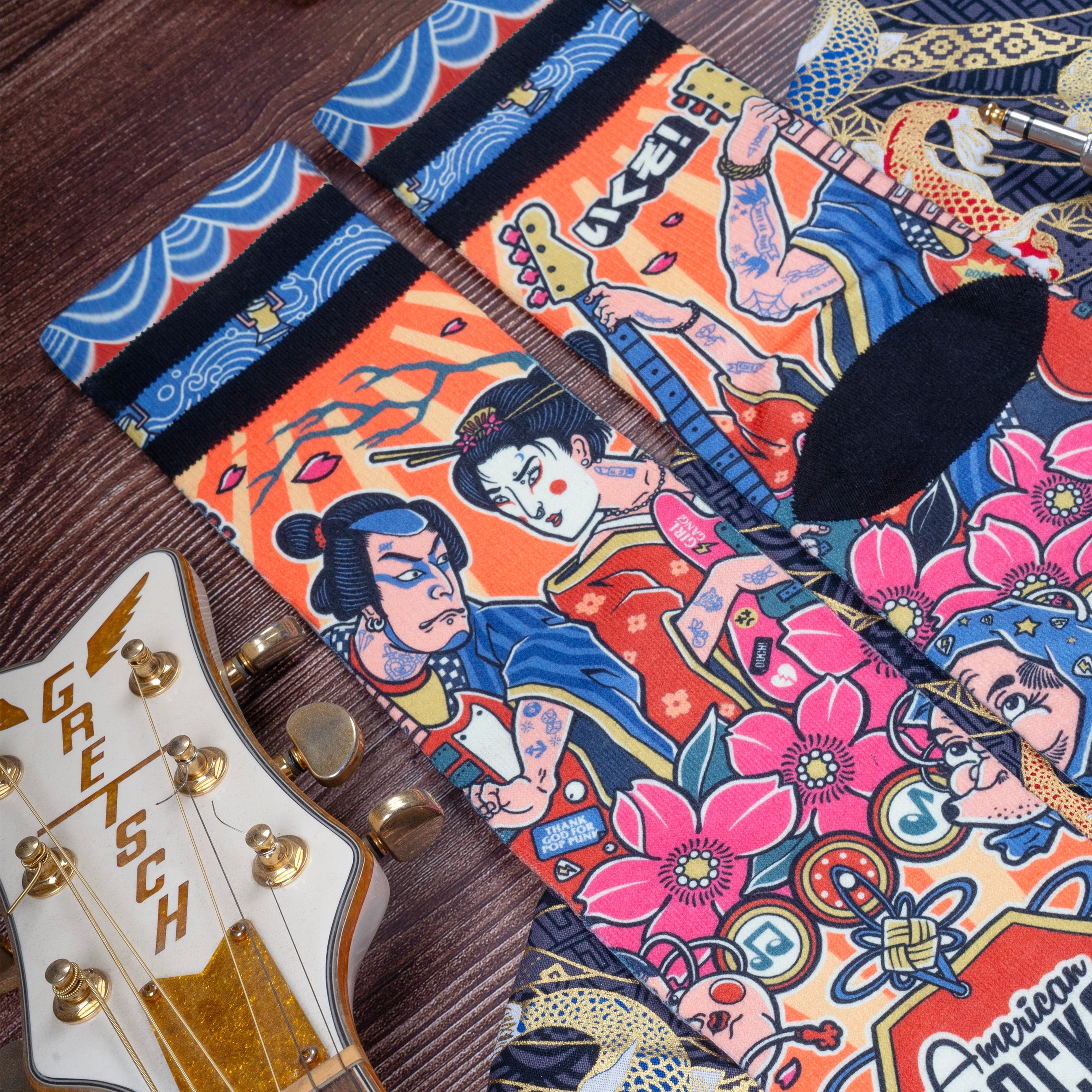 Japanese Socks | Sakura, Samurai & Kaeru Designs | American Socks